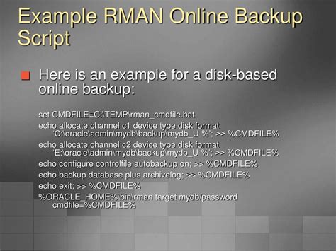 ppt rman powerpoint presentation free download id 821014