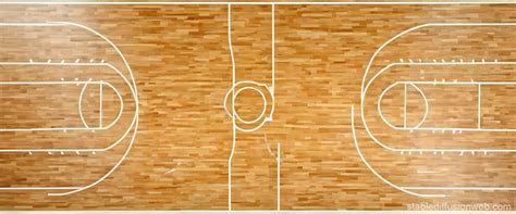 Shiny Basketball Court Stable Diffusion Online