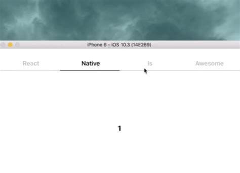 Lightweight Top Bar Nav Component For React Native Reactscript