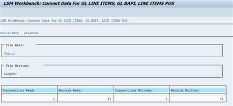 G L Line Item Upload Via LSMW BAPI SAP Community