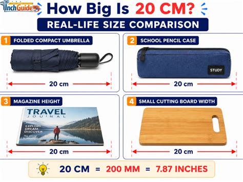 How Big Is 20 Cm 13 Real Life Objects To Understand 20 Cm Size