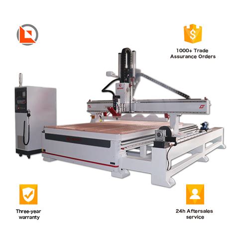 Atc Woodworking CNC Carving Cutting Machine With Linear Tool Changer Magazine Tools