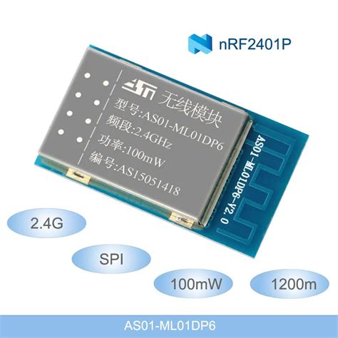 Spi Nrf24l01 Pa Lna 2 4ghz 100mw 1 2km Pcb Antenna Iot Wireless Transceiver Module Nrf24l01p 2