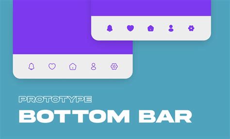 Bottom Bar Prototype Smart Animate Figma