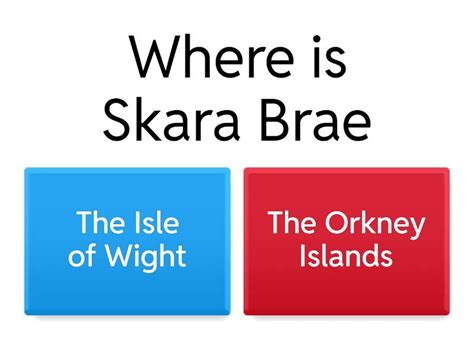 Skara Brae Quiz