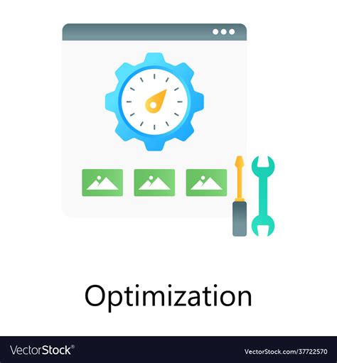 Web Optimization Royalty Free Vector Image Vectorstock