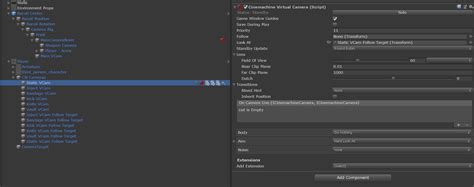 Inherit Rotation Of Vcam Before Blending Unity Engine Unity