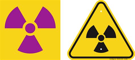 Radiological Symbol Radioactive Symbol V1 Single Color Transfer Type