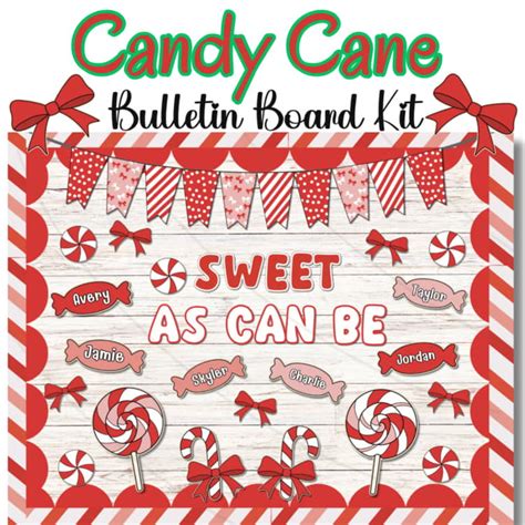 Candy Classroom Bulletin Board Sweet Class Decor For Winter And Valentines Day