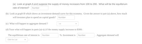 solved a b real domestic output c a look at graph a