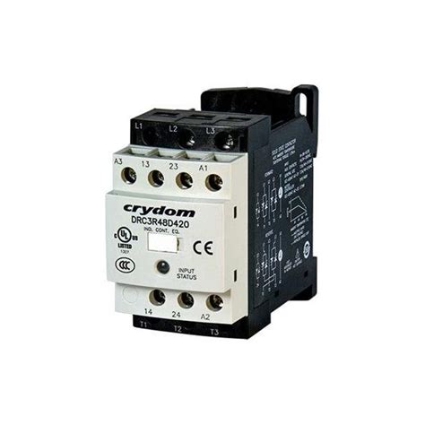 Crydom Contactors Solid State Ssr Contactor 3 Phase Reversing Din Rail Mount 400vac 7 6a