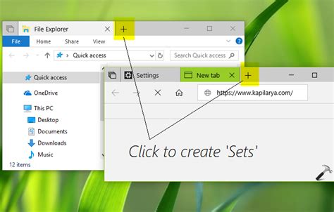 How To Enable Disable Sets In Windows 10