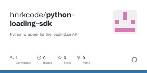 Github Hnrkcodepython Loading Sdk Python Wrapper For The Api