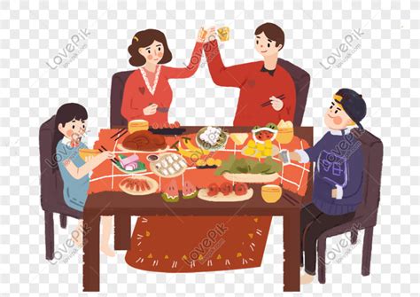 가족 모임 따뜻한 테마 일러스트 Png 일러스트 무료 다운로드 Lovepik