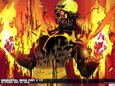 Iron Fist Unleashed Danny Rands Fiery Comic Power In Hd Wallpaper