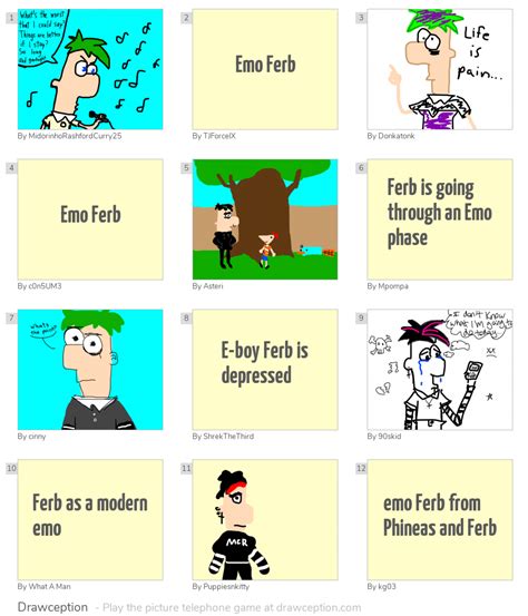 Emo Ferb Drawception