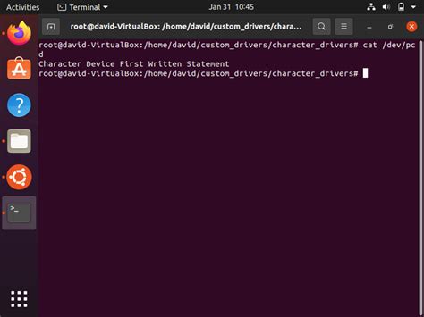 How To Test A Linux Character Device Driver