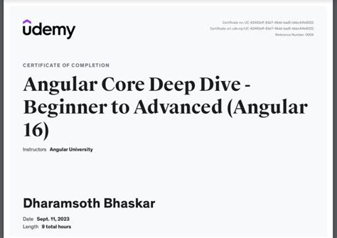 Dharamsoth Bhaskar On Linkedin Angular Course Completed