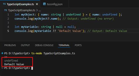 Difference Between Undefined And Null In Typescript