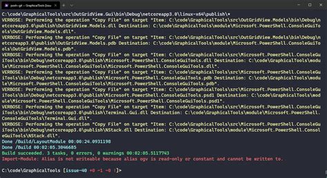 import module causes warning on powershell 7 rc3 · issue 44