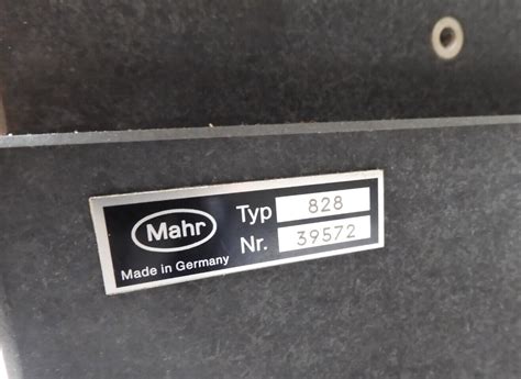 Mahr Federal Model 828 500mm Ulm Universal Length Measuring Machine Px60 Bullseye