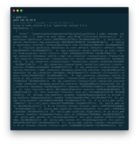 Improve Error Message When Db Not Migrated · Issue 31 · Prismaprisma · Github