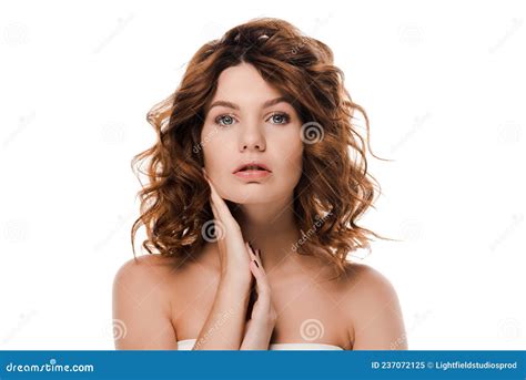 Beautiful Young Woman Looking At Camera Stock Image Image Of