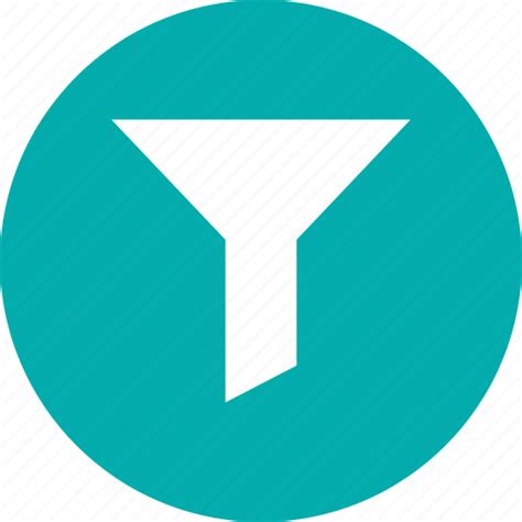 Descending Filter Filtering Funnel Sort Tool Icon Download On Iconfinder