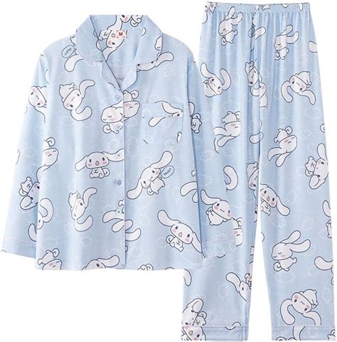 Cdcpnk Kawaii Pajamas 3 Piece Set Cute Fashion Long Sleeve Cardigan