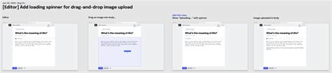 Editor Add Loading Spinner For Image Drag And Drop Upload · Issue