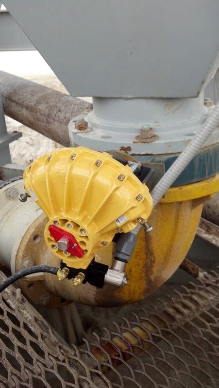 Kinetrol Vane Actuator On Frac Sand Hydraulic Classifier Kinetrol