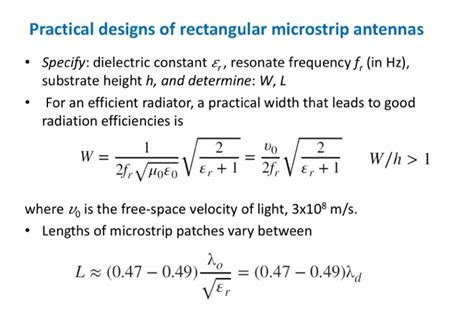 Problem 6 3 Points Microstrip Antenna Design