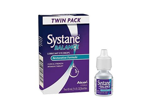 Systane Balance Lubricant Eye Drops Twin Pack 10 Ml Each Ingredients