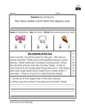 1st Grade Language Arts Worksheet Pack March Common Core Aligned