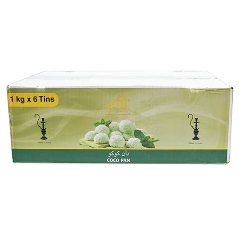 Afzal Coco Pan Tobacco Shisha Flavor Hookah Lounge Shop Us