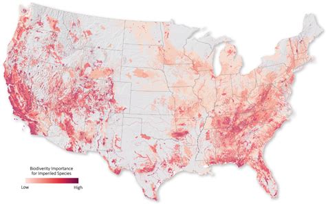 Map Of Biodiversity Importance NatureServe
