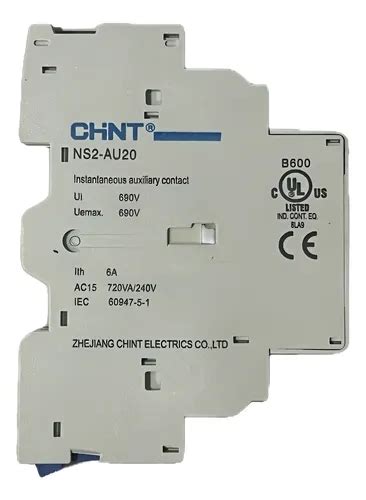 Contato Auxiliar Ns2 Au20 2na Chint Parcelamento Sem Juros