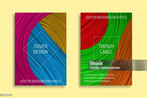 커버 디자인에 대 한 화려한 동적 배경입니다 포장의 유행 레이블 0명에 대한 스톡 벡터 아트 및 기타 이미지 0명 개체 그룹 공란 Istock