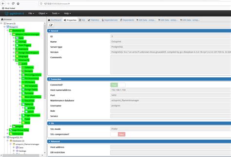 Filament Manager Cant Connect To Postgresql Database Plugins Octoprint Community Forum