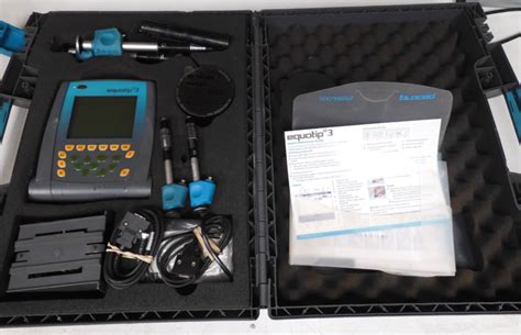 Proceq Equotip Hardness Tester Kit Probes Calibrated Cert PJ Bullseye Calibration