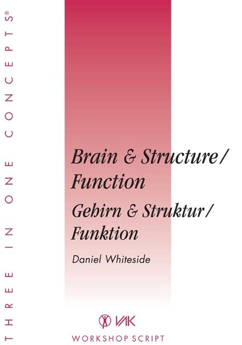 Vakverlagde Script Brain And Structurefunction Ist Im Online Shop Der Vak Verlags Gmbh