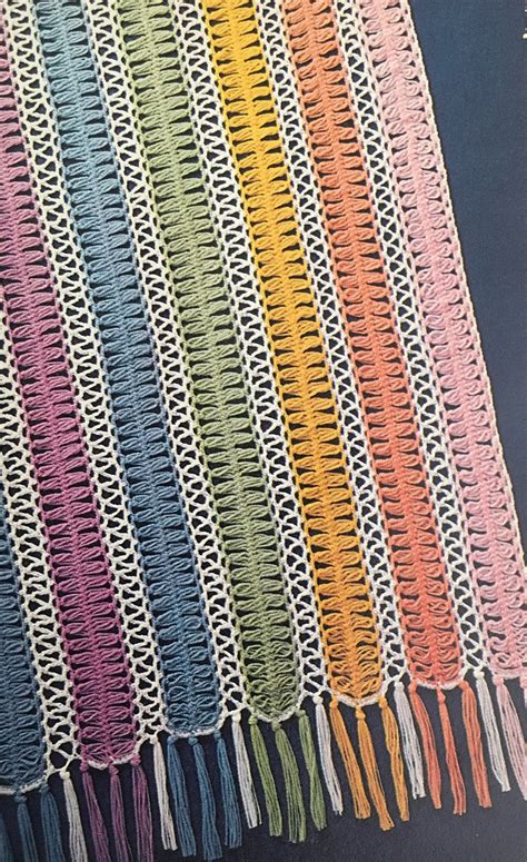 Pdf Crochet Hairpin Lace Afghan Etsy