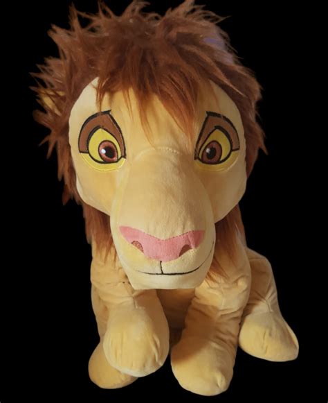 Disney Large Mufasa Plush Soft Toy The Lion King Etsy