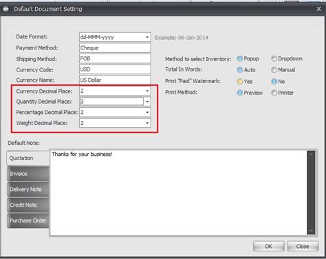Decimal Place Xin Inventory