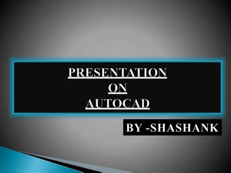 Autocad Report Pptx