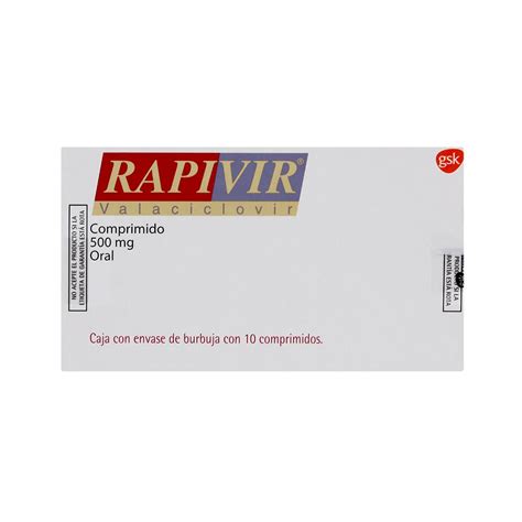 Rapivir 500 Mg 10 Comprimidos Farmacias Klyns