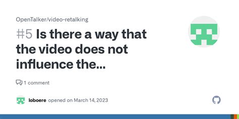 Is There A Way That The Video Does Not Influence The Movements Of The