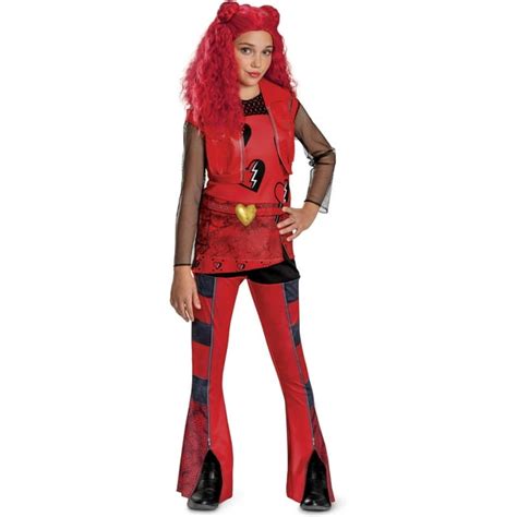 Disguise Girls Classic Disneys Descendants 4 The Rise Of Red Princess Red Costume Large