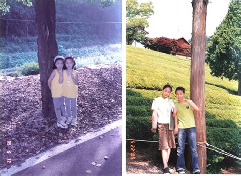 쌍둥이 자매 화영 효영 어릴적 사진 공개 미모 여전하네