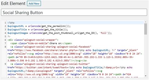 How To Create Social Sharing Buttons In Generatepress Without Plugin